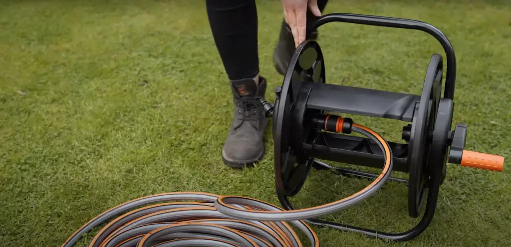How Does a Hose Reel Work? - GardenProfy